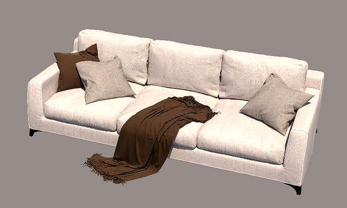 Revit family - sofa 33 3d model