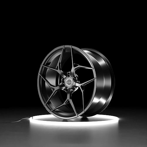 Brixton Forged PF5 ULTRASPORT PLUS Car wheel 3d model