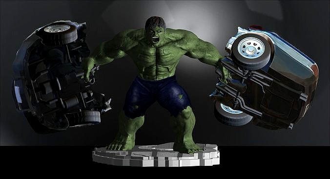 Hulk From Movie The Incredible Hulk 2008 File STL Two Versions | 3D model