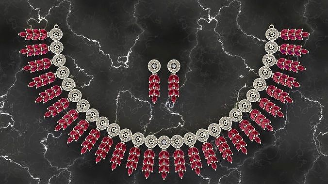 Necklace CAD 3D print model | 3D