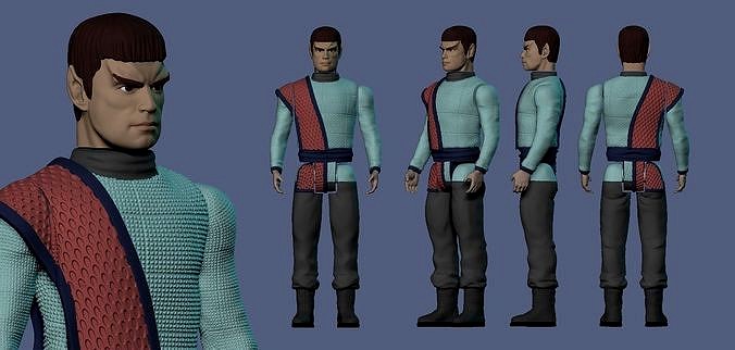 Valdore Romulan Star Trek Brian Thompson | 3D model