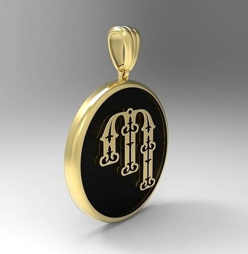 Decorative Letter P | 3D model