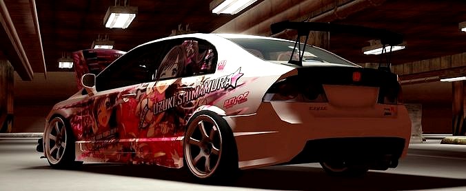 Honda FD2 Js Racing 3d model