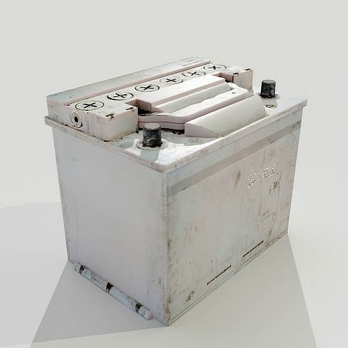 battery 3d model