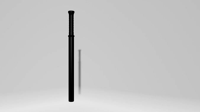 Police Baton 3D Model