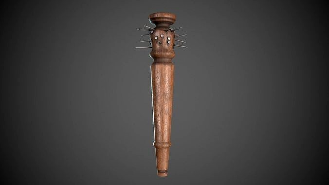 Spiked Table Leg Weapon 3d model