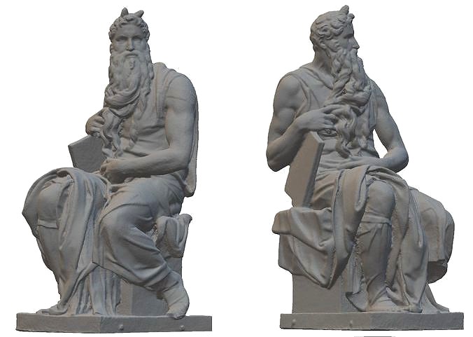 Michelangelo 3D Model STL for CNC Router Carving 3D Print | 3D
