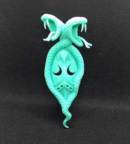 Snake mask 3d print | 3D model