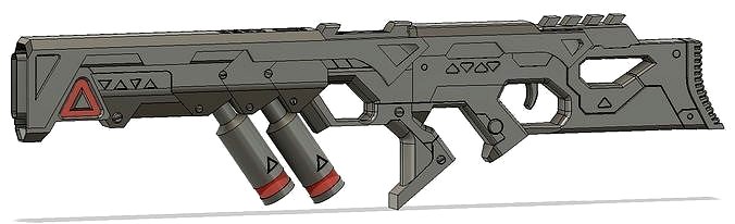 Project Jhin rifle | 3D model