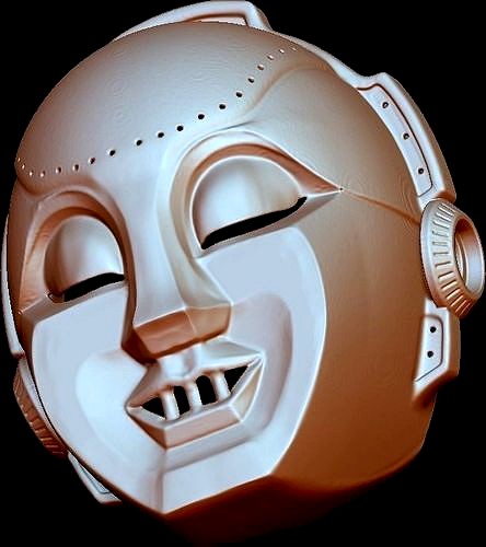 Styx Mr Roboto 3D Kilroy Robot Mask | 3D model