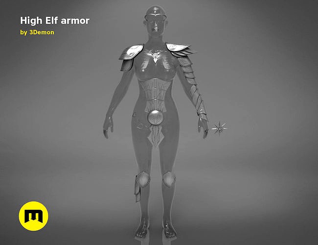 High Elf Cosplay | 3D model