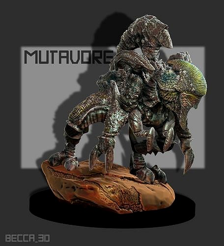 Mutavore Mini From Pacific Rim | 3D model
