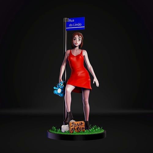 Monica - Turma da Monica Jovem | 3D model