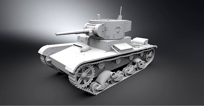 T26 tank scale model | 3D