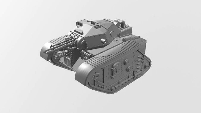 Rhombus CS battle tank standalone | 3D model