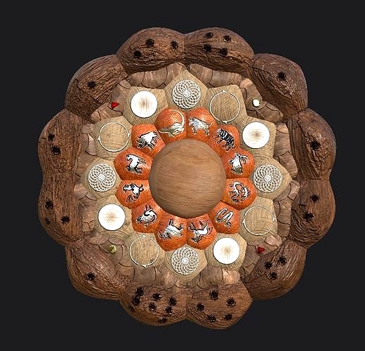 MANDARA puzzle 3d model