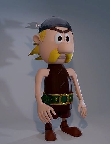 Asterix 3d model