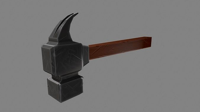 Stylized Hammer 3d model