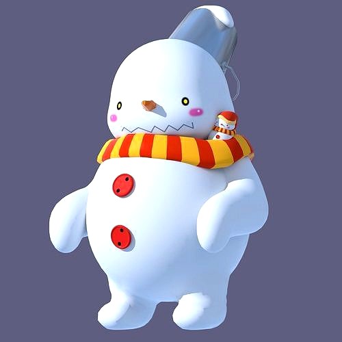 Snowman Monster 3d model