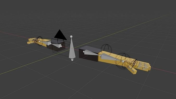 Low Poly FPS Hand Rigged 3D Model