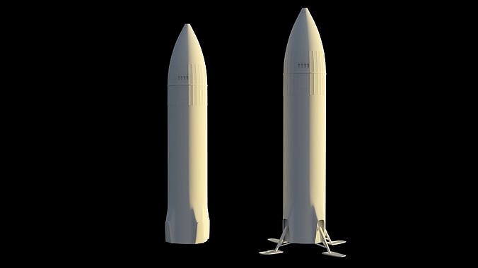 SpaceX Starship Moon Lander - Artemis 3 - | 3D model