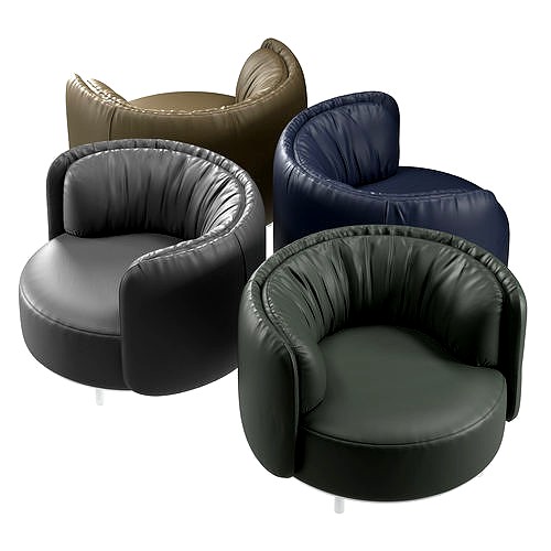 Natuzzi Wave Armchair 3d model