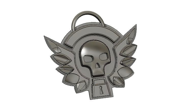 Overwatch - Ashe gang logo and pendant | 3D model