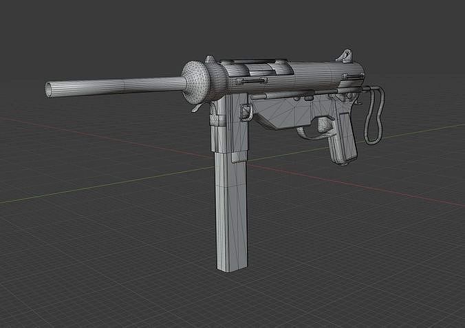 M3 Grease gun 3d model