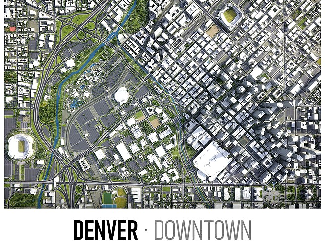 Denver 3d model