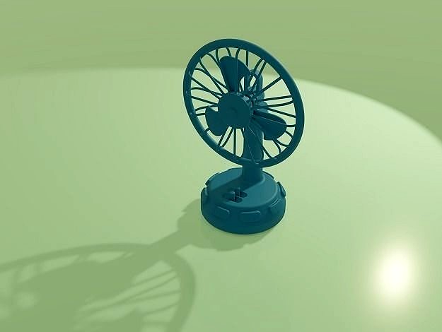High Poly - Fan 3d model