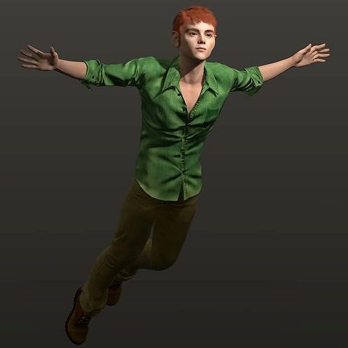 Modern Peter Pan 3d model