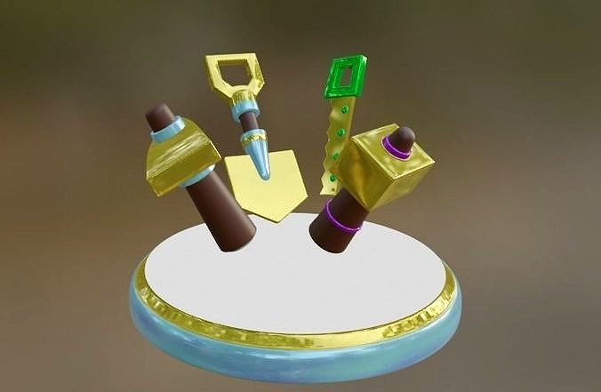 Tool box LowPoly 3d model
