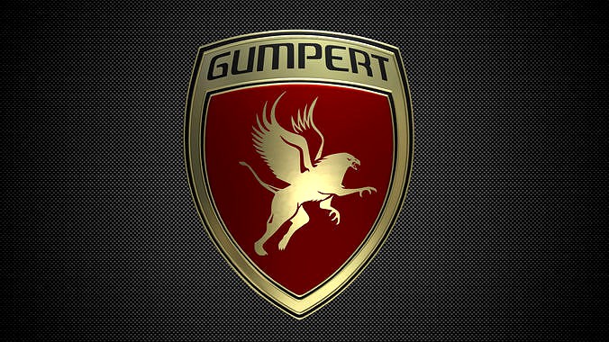 gumpert logo 3d model