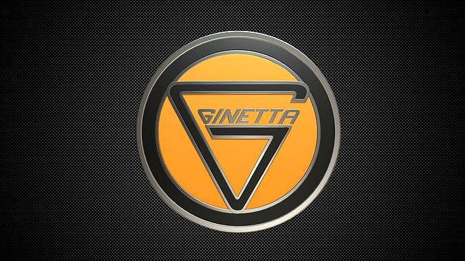 ginetta logo 3d model