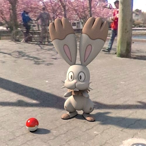 Pokemon Bunnelby 3d model
