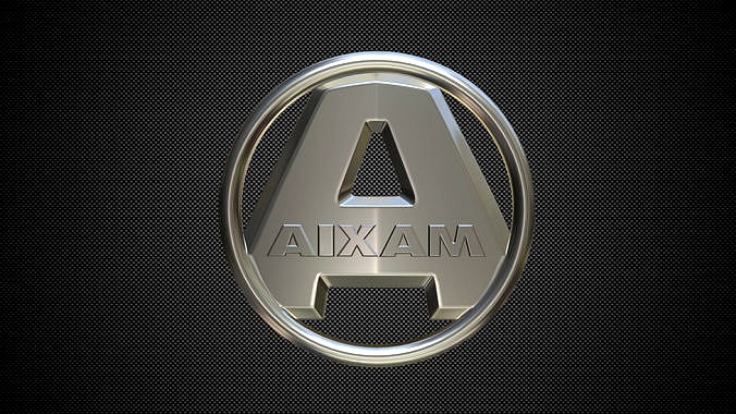 aixam logo 3d model