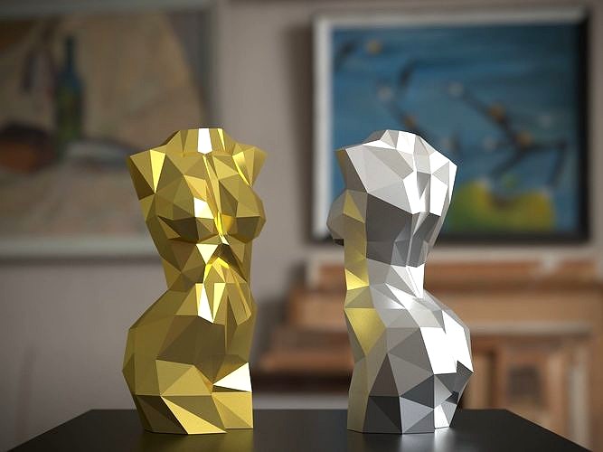 female torso 3d model