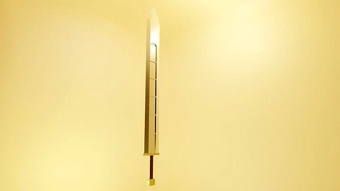 Golden Sword 3d model