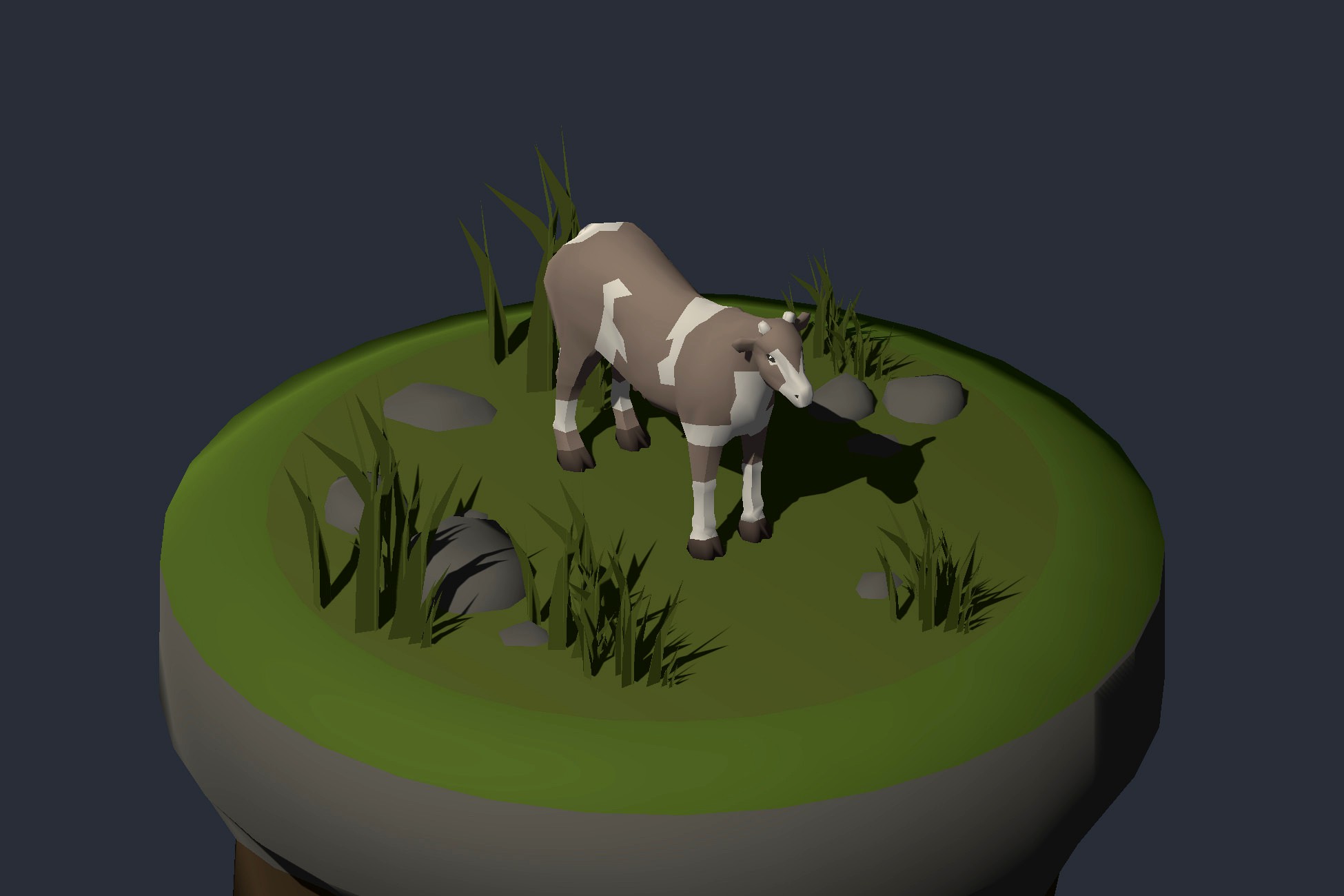 Cow - Medieval Fantasy 3d model