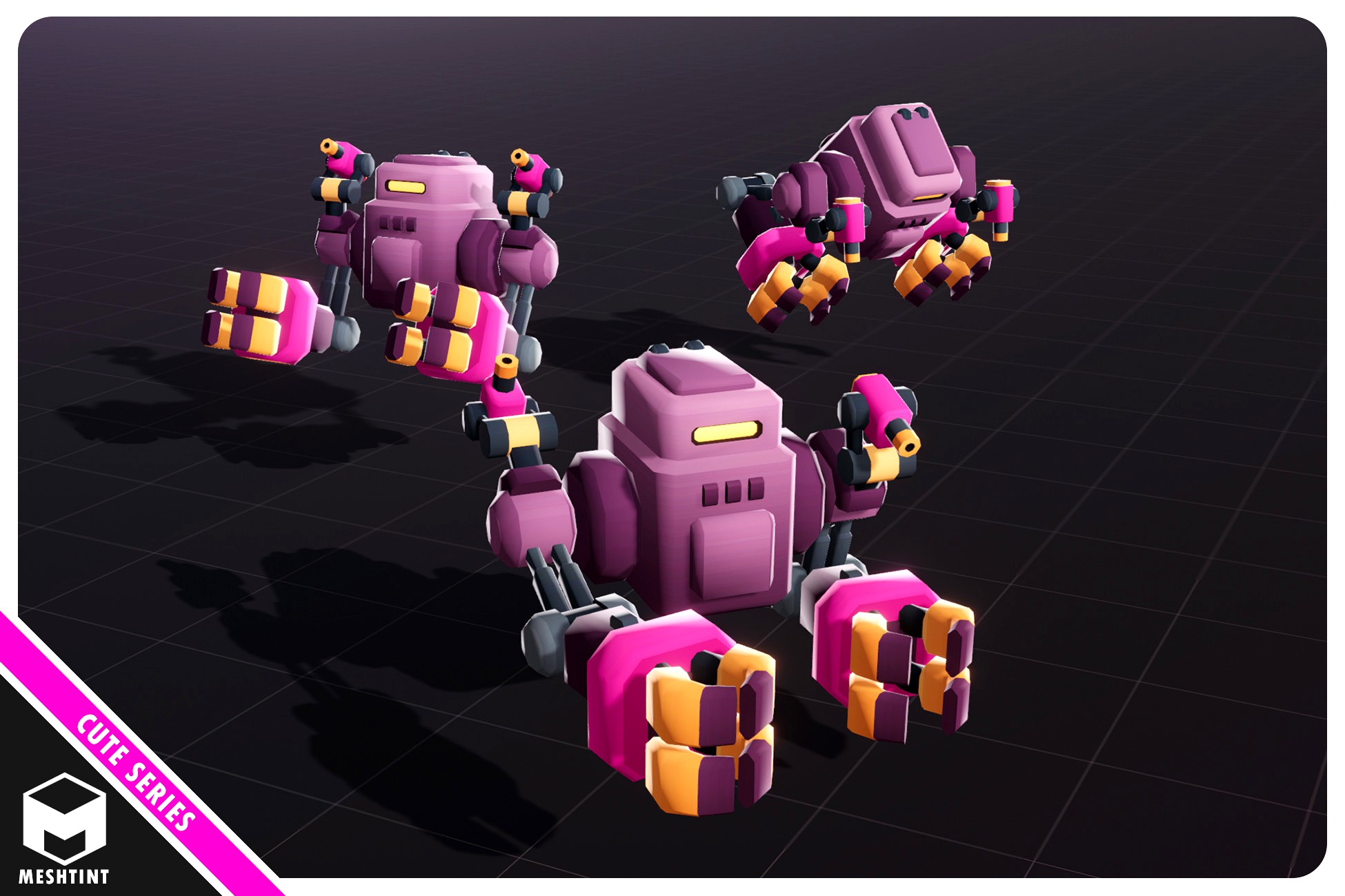 Gripper Robot Cute Series 3d model