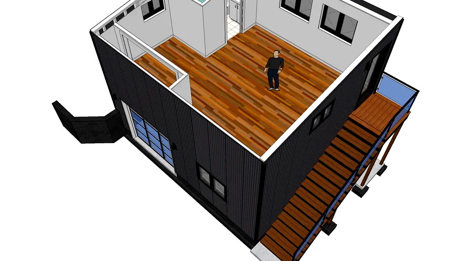 Sample Garage 3d model