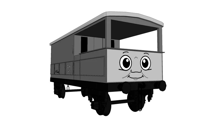 Toad the Brake Van 3d model