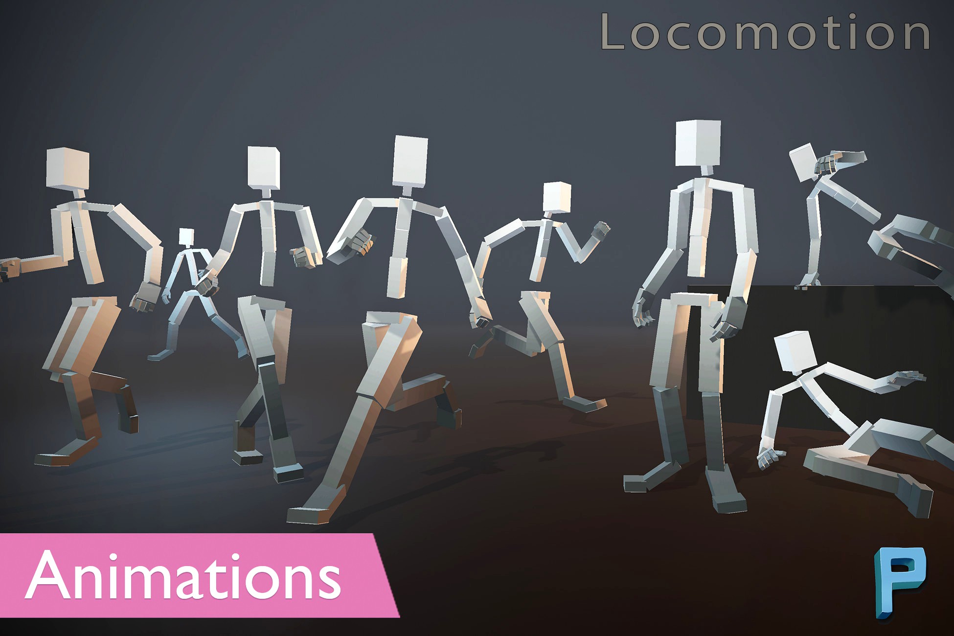 Locomotion Animations 3d model