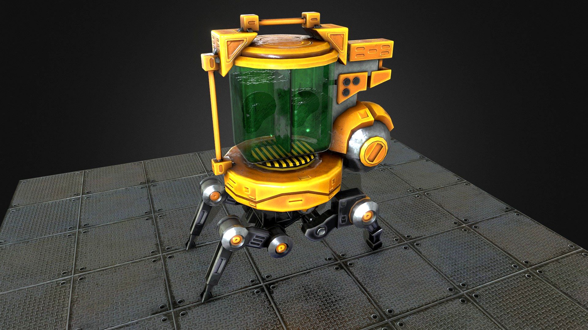 Mecha Alien Robot 32 3d model