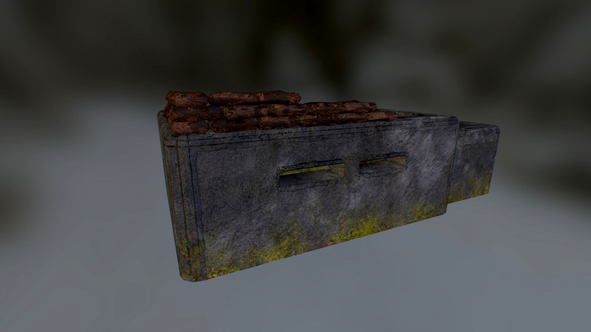 WWII Bunker 3d model WWII Bunker 3d model