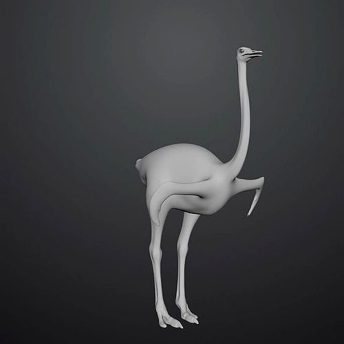 3D model of Ostrich