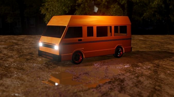 BUS - Lagos Danfo Bus 3d model