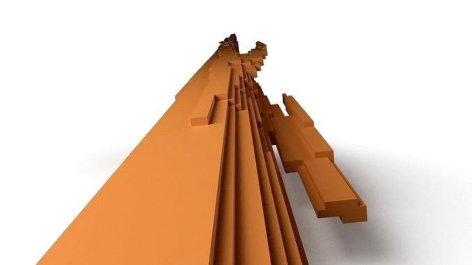 HippoII Minecraft Voxel 3d model