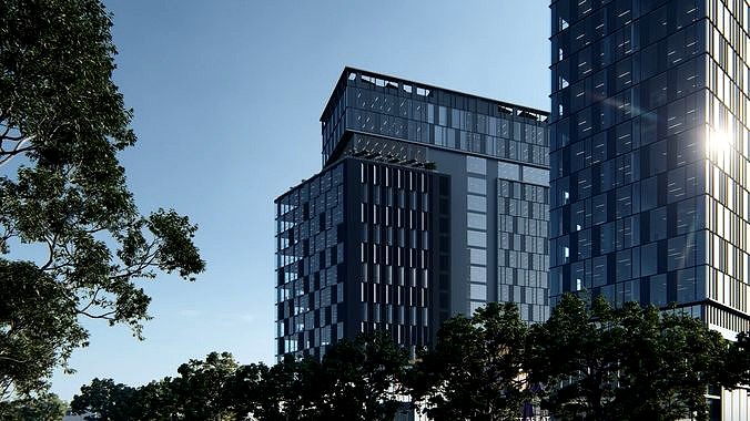 Lumion 10 Project File Commercial Building 3d Model