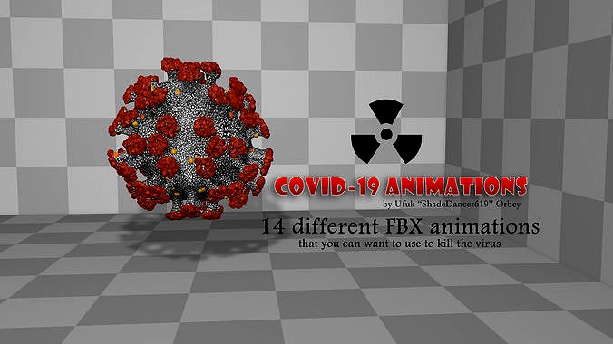 Virus Animations 3d model